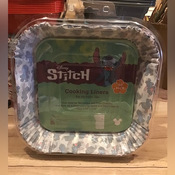 Disney | Kitchen | Disney Lilo Stitch Cooking Liners For Air Fryers ...